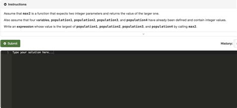 Solved Instructions Given Three Variables That Have Been