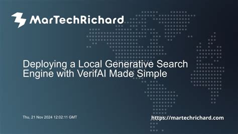 Martechrichard On Linkedin How To Easily Deploy A Local Generative