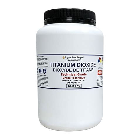Titanium Dioxide Technical Grade 1 Kg Ingredient Depot