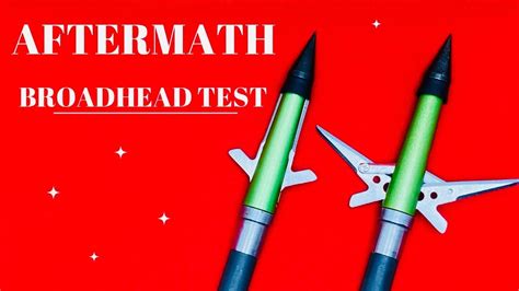 Aftermath By Ghillie Monster Broadhead Test Youtube