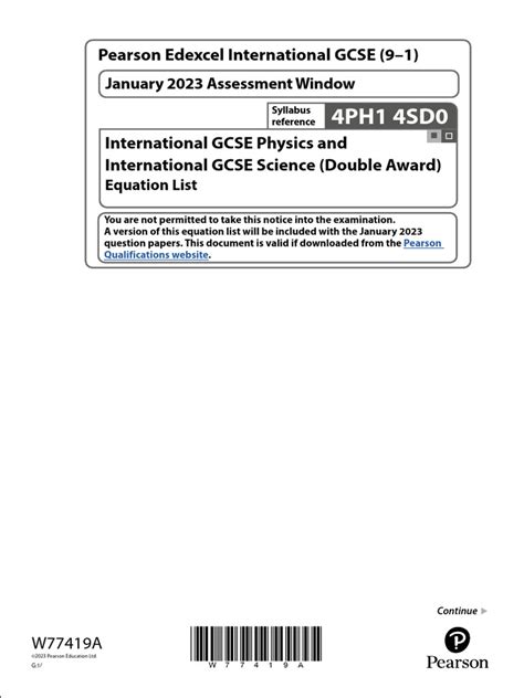 International Gcse Physics Formula Booklet Pdf Force Mass International Gcse Physics Formula Booklet Pdf Force Mass
