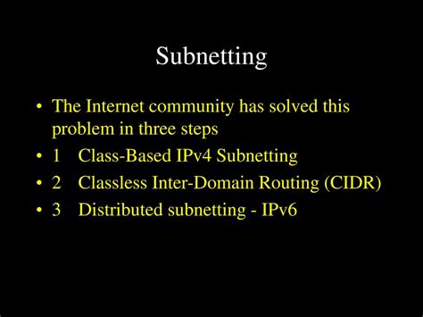 Ip Addressing The Problem Ppt Download