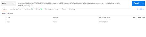 Shopify Api 2025 How To Create A Draft Order Using Postman Beehexa