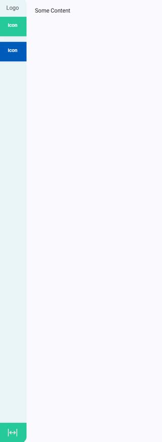 Css Angular Material Side Bar With Half Side Mode Stack Overflow