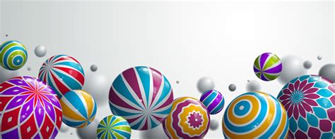 빈 복사 공간이있는 사실적인 광택 구 벡터 일러스트레이션 패턴과 필드 효과의 깊이가있는 아름다운 공과 추상적 인 배경 3d 글로브 디자인 컨셉 아트 구에 대한 스톡 벡터