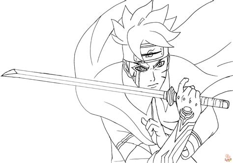 Coloriage Boruto Imprimez Les Dessins Colorier De Boruto