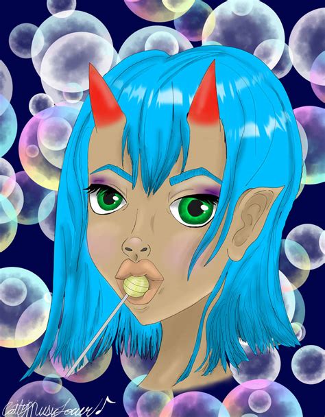 Cute Deamon Girl By Caitymusiclover On Deviantart