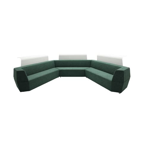 Peninsula Classroom U Shaped Modular Sectional Sofa With Bar Table