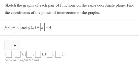 Solved Find The Coordinates Of The Points Of Intersection Of Chegg