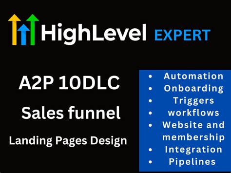 Responsive Landing Page With GoHighLevel GHL Automation Upwork