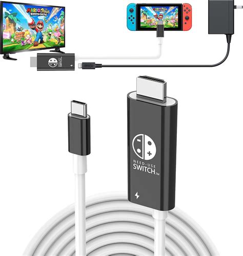 Portable Switch Dock Usb C To 4k Hdmi Conversion Cable For Nintendo