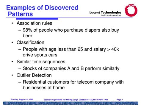 Ppt Scalable Algorithms For Mining Large Databases Powerpoint