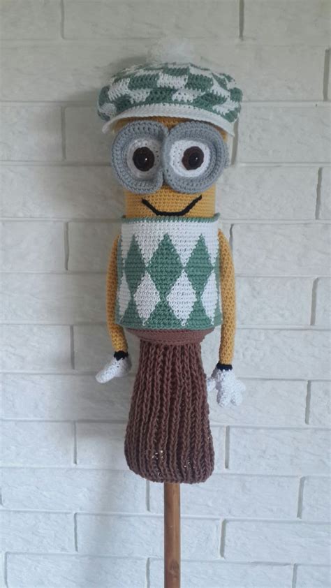 Coconut Crochets Version Of Kevinthe Golf Club Cover Capuchon