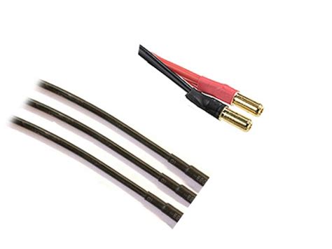 Modelsport Esc Connector Install 5mm Bullet Power Wires And 35mm