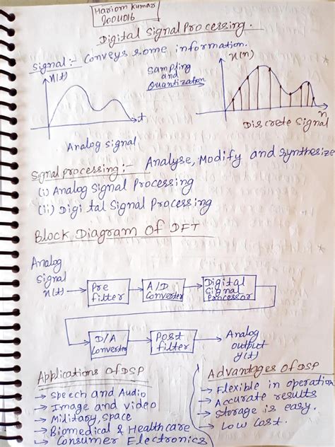 Dsp Notes Pdf