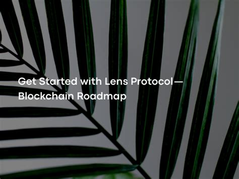 Get Started With Lens Protocol — Blockchain Roadmap By Burak Tahtacıoğlu Coinmonks Medium