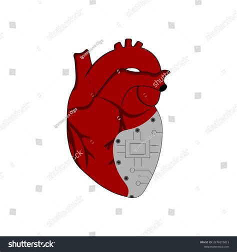 Human Heart Computer Bar Chip Heart Stock Vector Royalty Free Shutterstock
