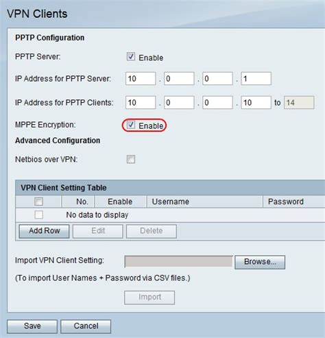 VPN Clients Settings On RV110W Cisco