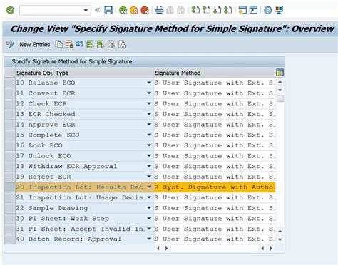 Digital Signature For Result Recording In Sap Qm Sap Community