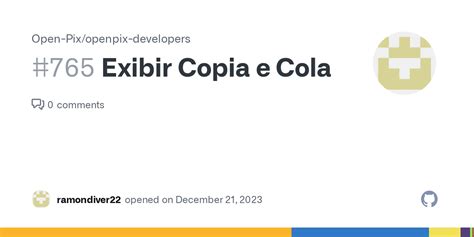 exibir copia e cola · issue 765 · open pix openpix developers · github