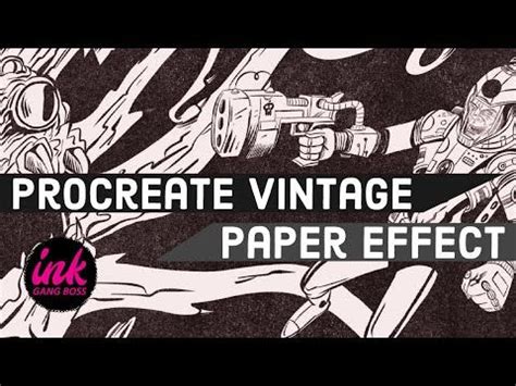 Procreate Tutorial Vintage Paper Texture Effect YouTube Vintage