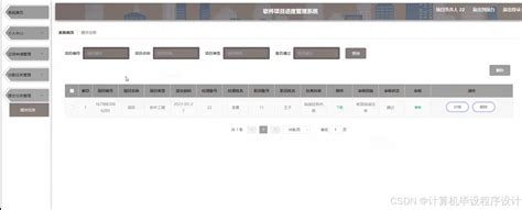【开题报告】基于springboot vue软件项目进度管理系统（程序 源码 论文 计算机毕业设计 项目进度管理系统源码 csdn博客
