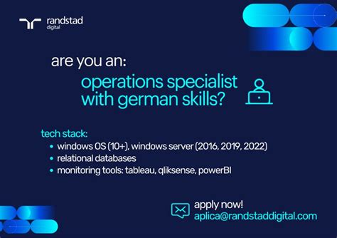 Randstad Digital Romania On Linkedin Operationsspecialist Operations