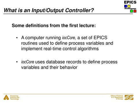 Ppt Inputoutput Controller Ioc Overview Powerpoint Presentation