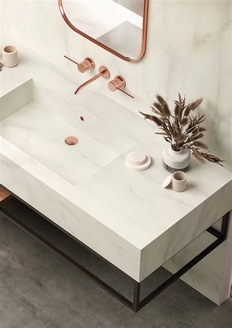 Modern Marble Look Bathroom Ideas And Tips Atlas Plan