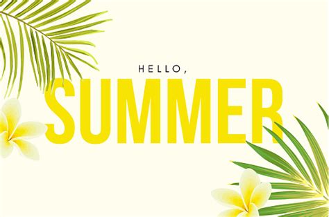 이국적인 야자수 잎 꽃 타이포그래피가 있는 배너 또는 전단지를 위한 여름 열대 벡터 디자인 0명에 대한 스톡 벡터 아트 및 기타 이미지 Istock