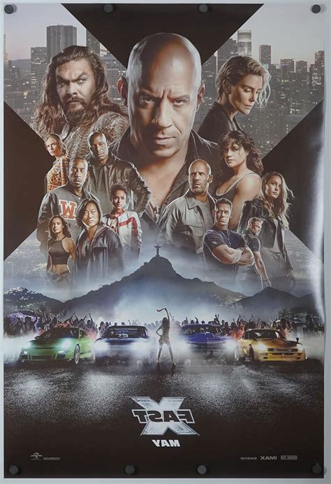 Fast X Fast And Furious 10 Movie Poster 2 Sided India Ubuy