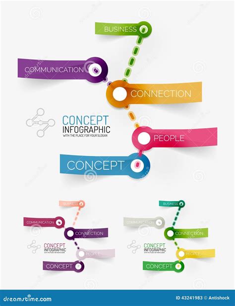 Vector Connection Theme Keyword Infographic Stock Vector Image 43241983