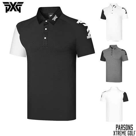 PXG 골프 종 남성 기능성 반팔 카라 티셔츠 G 골퍼 엠파이어 골프웨어 레플리카 전문