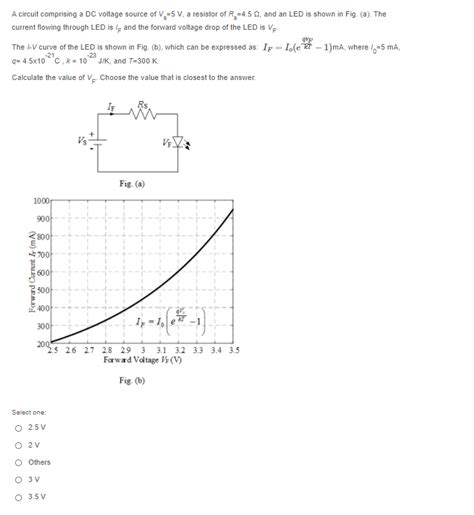 Solved QVp A Circuit Comprising A DC Voltage Source Of V Chegg Com