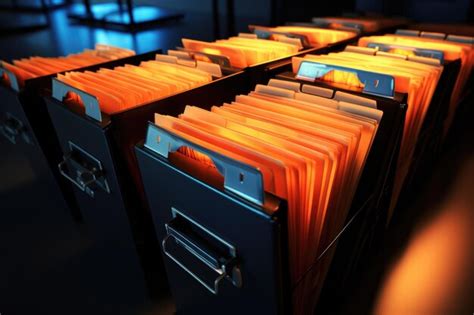 Premium Ai Image Confidential Data Files In A Passwordprotected Folder