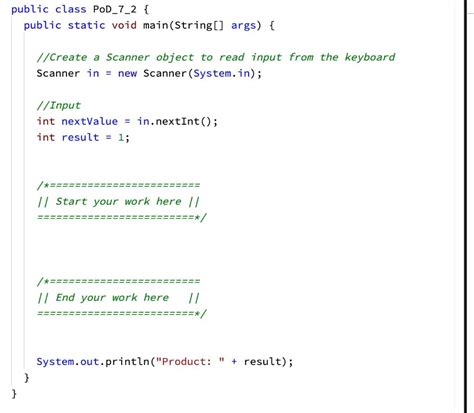 Solved Product Of Your Own Design Loops To Calculate Chegg Com