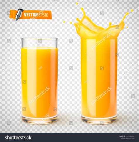 Glass Of Orange Juice Splash