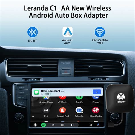 Wireless Android Auto Adapter For AndroidWired To Wireless Android Auto Dongle GHz WiFi