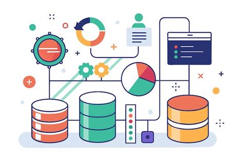 Premium Vector Different Types Of Data Represented In A Visual Form