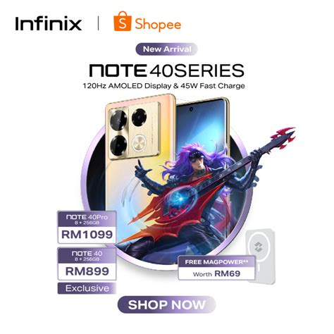 Infinix Official Shop Online May Shopee Malaysia