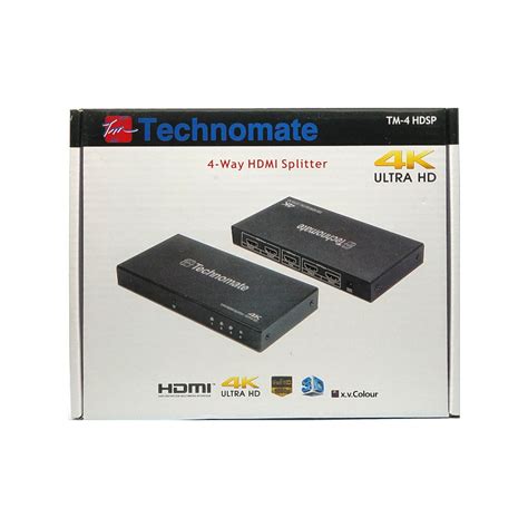 Technomate 4 Way Hdmi Splitter Model Tm 4 Hdsp