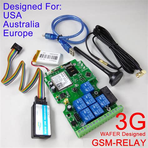 3G Version Seven Relay Output GSM Relay GSM 3G Remote Relay Switch GSM Remote Switch And GSM