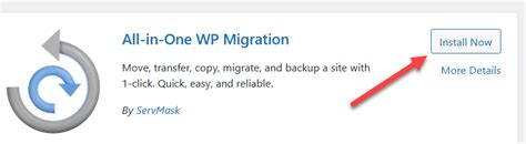 Blog Installation Using The All In One WP Migration Plugin