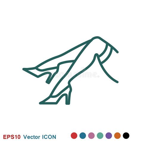 Icono Er Tico Para El Nico Contenido Adulto Ejemplo Plano Stock De Ilustraci N Ilustraci N