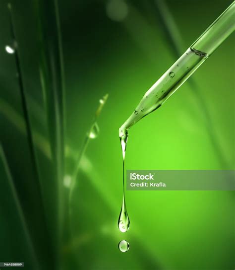 자연스럽게 흐릿한 배경에 떨어지는 물방울이 있는 화장용 피펫 클로즈업 건강관리와 의술에 대한 스톡 사진 및 기타 이미지 건강관리와 의술 과학 단순함 Istock