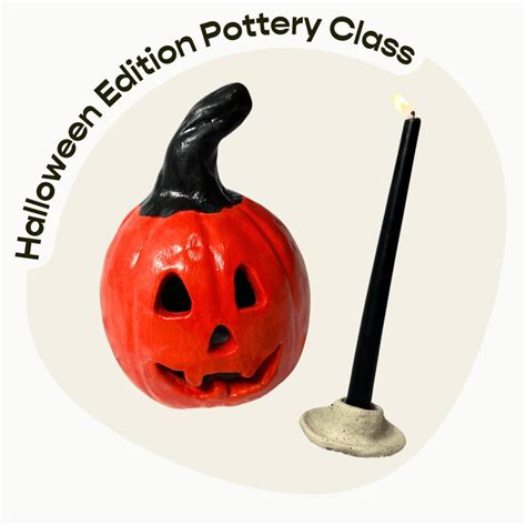 Halloween Pottery Class 101724