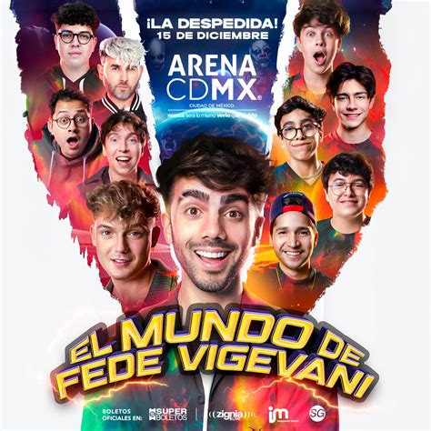El Youtuber Fede Vigevani Llegará A La Arena Cdmx