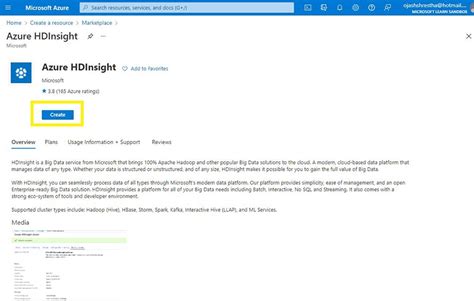 apache spark create cluster in azure hdinsight