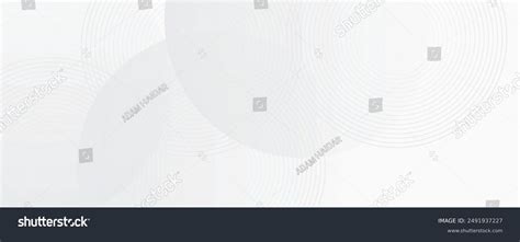 White Geometric Abstract Background Overlap Layer Stock Vector Royalty