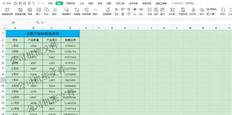 excel水印在哪里设置 360新知